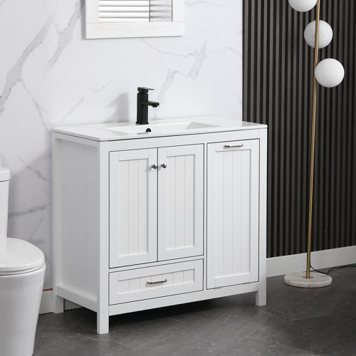 1 Drawer Single Bathroom Vanities You'll Love | Wayfair