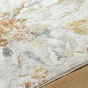 Wildon Home® Ciel Medium Brown/Rust Area Rug | Wayfair