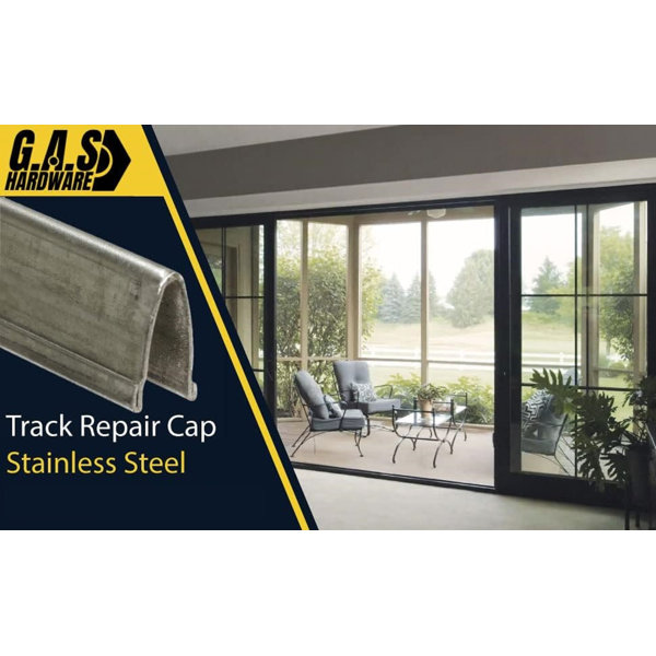 G.A.S. Hardware Still Track Cover for Sliding Patio Glass Screen Door ...