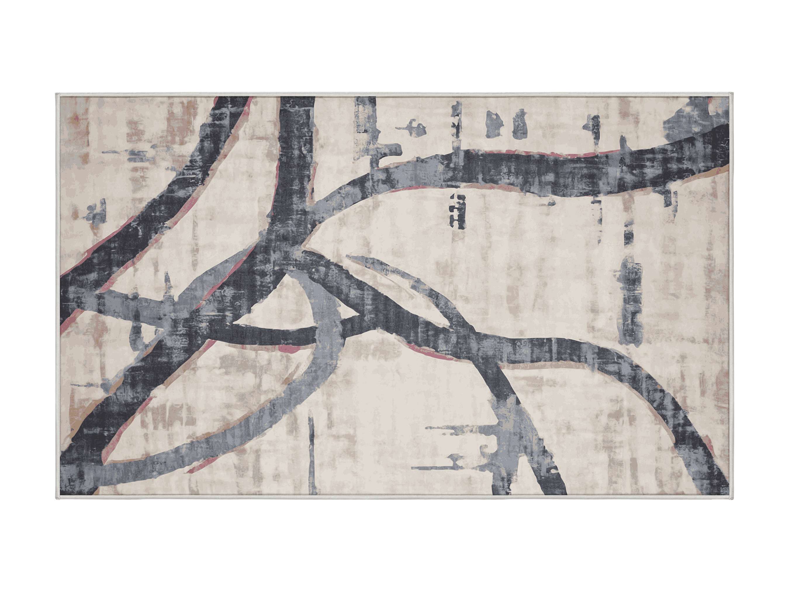 Orren Ellis Silky Soft Plush Beige Area Rug | Wayfair