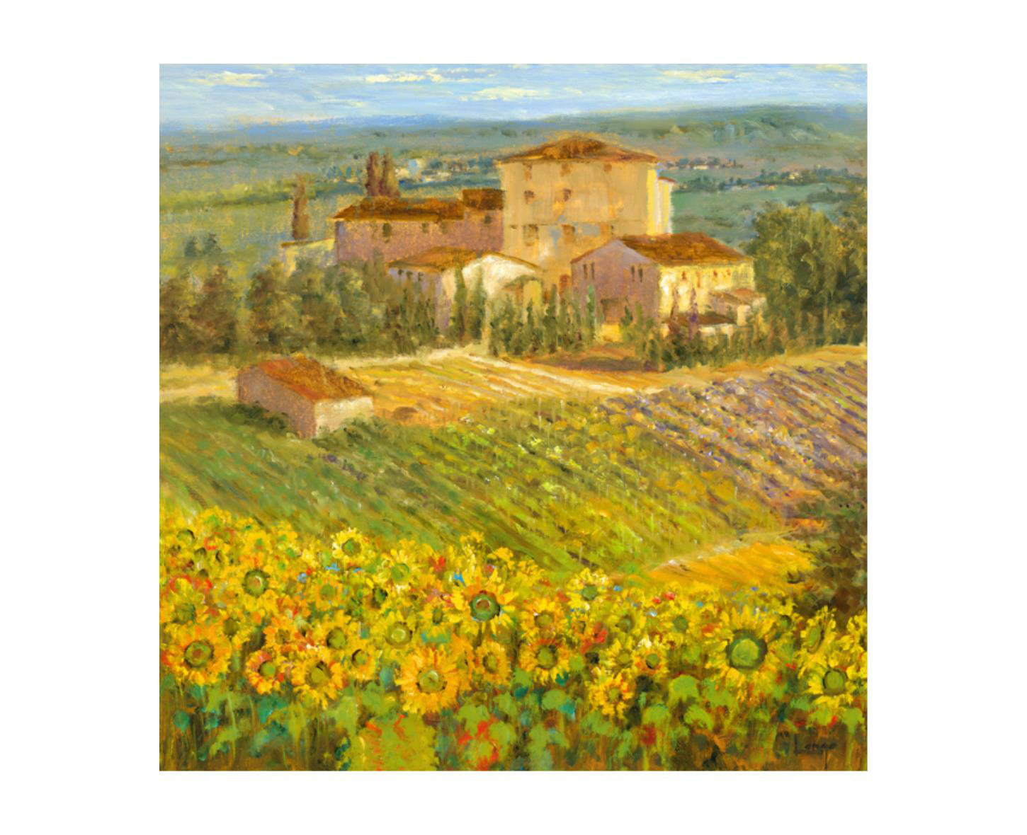 Chelsea Art Studio Michael Longo Provencal Village III by Michael Longo ...