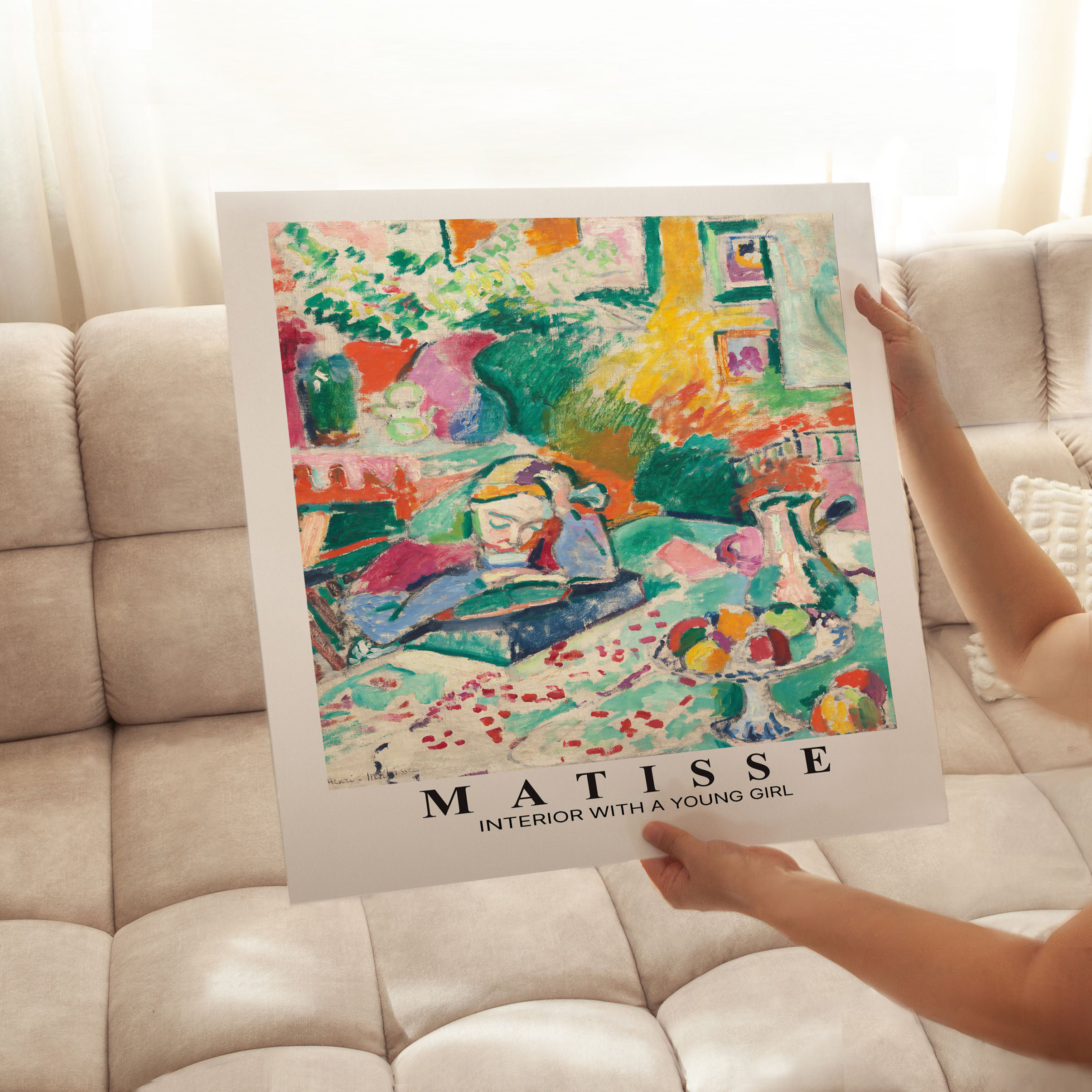 Winston Porter People and Portraits Henri Matisse Interior with a Young ...