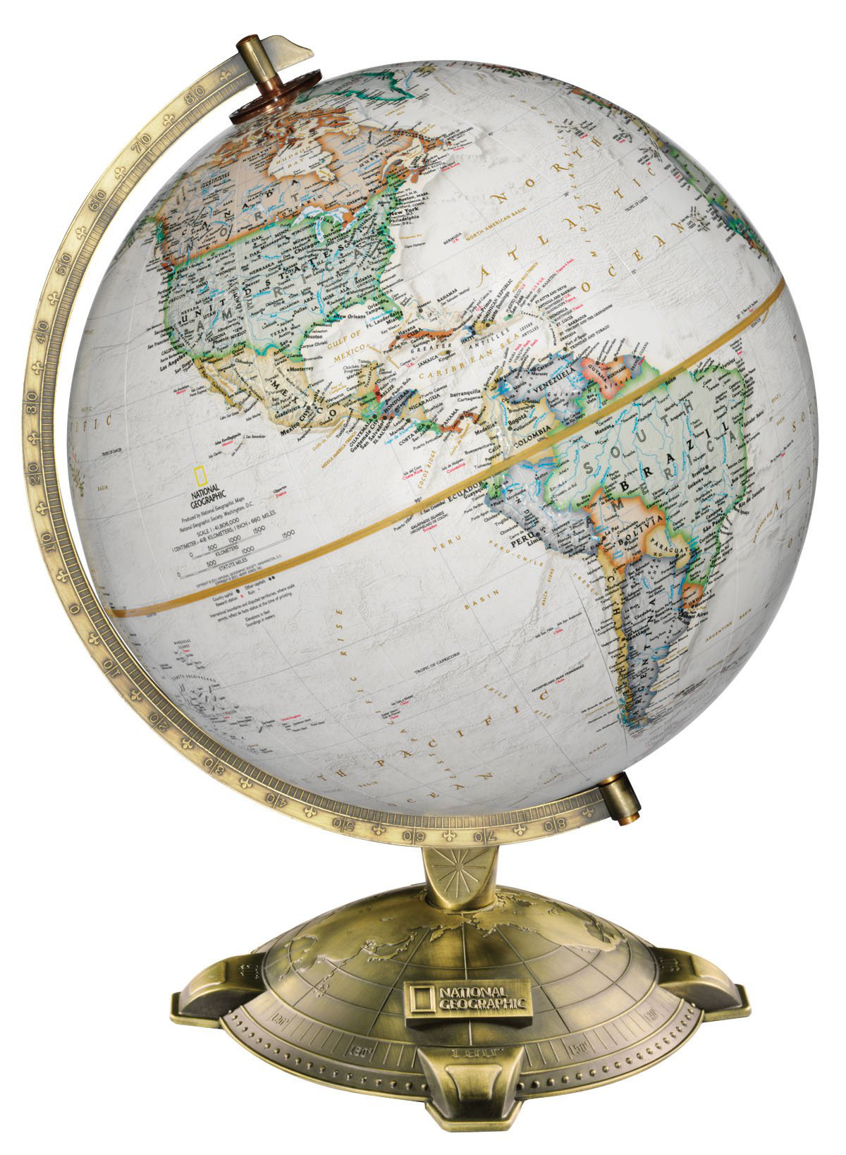 Red Barrel Studio® Antique Plated Globe & Reviews | Wayfair
