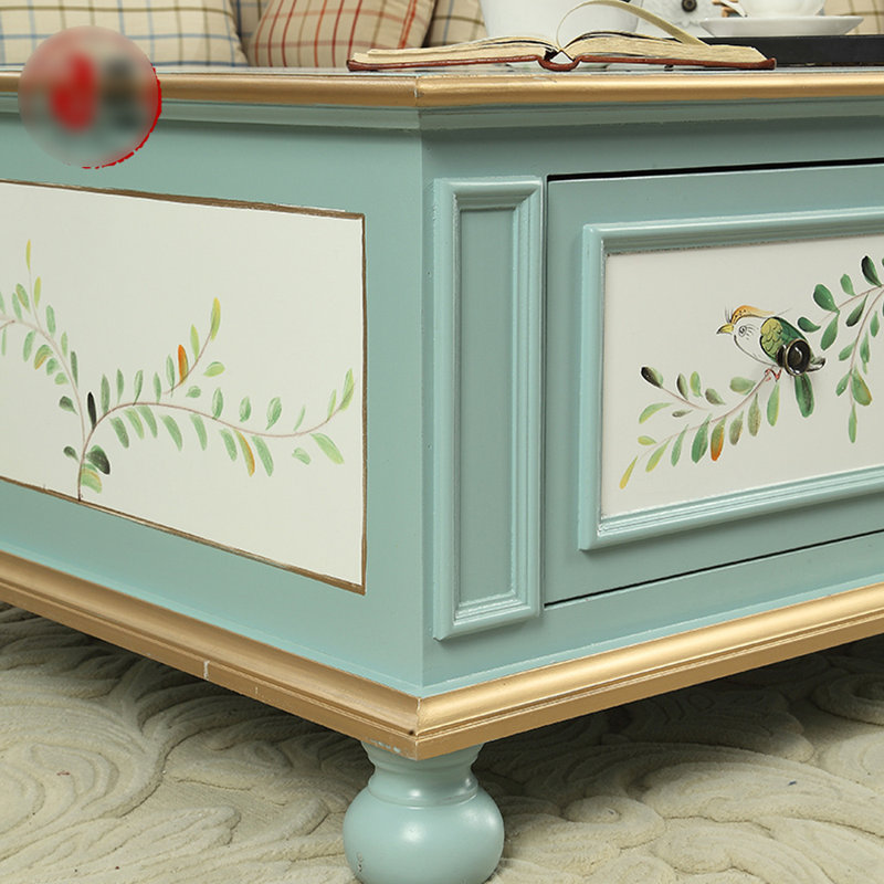 Bkoksety American country painted art coffee table | Wayfair