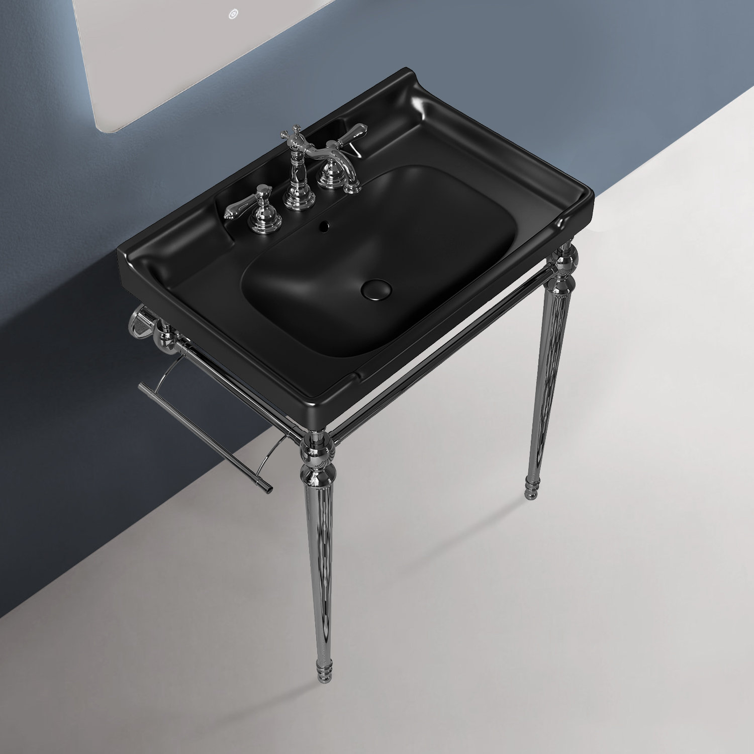 House of Hampton® Wall-Mounted Bathroom Basin Set | Wayfair