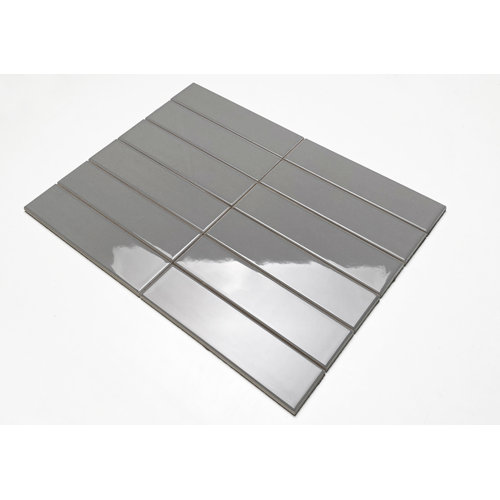 Walkon Tile Hudson 2" x 8" Ceramic Mosaic Tile & Reviews | Wayfair