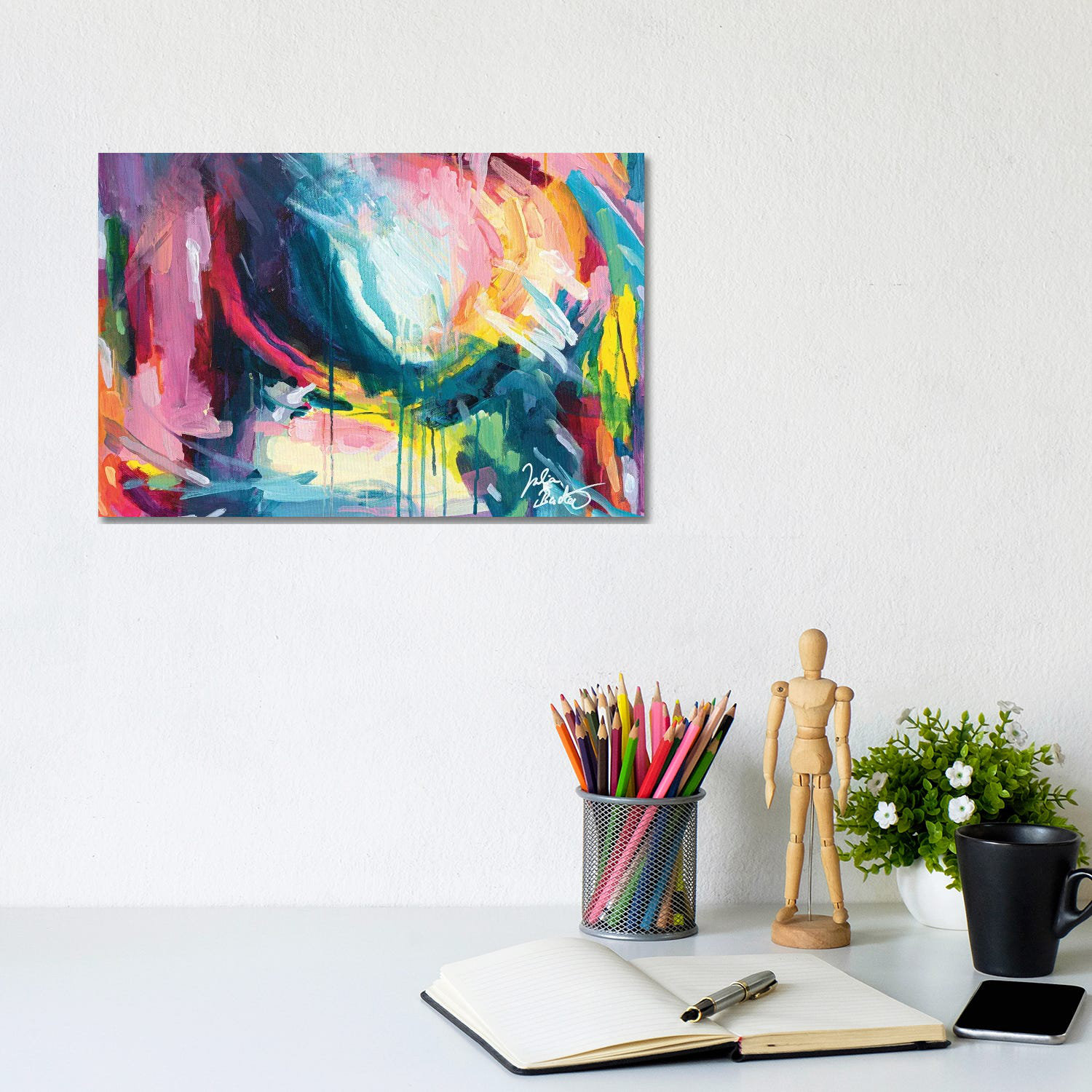 Metro Lane Irresistible by Julia Badow - Wrapped Canvas Art Prints ...