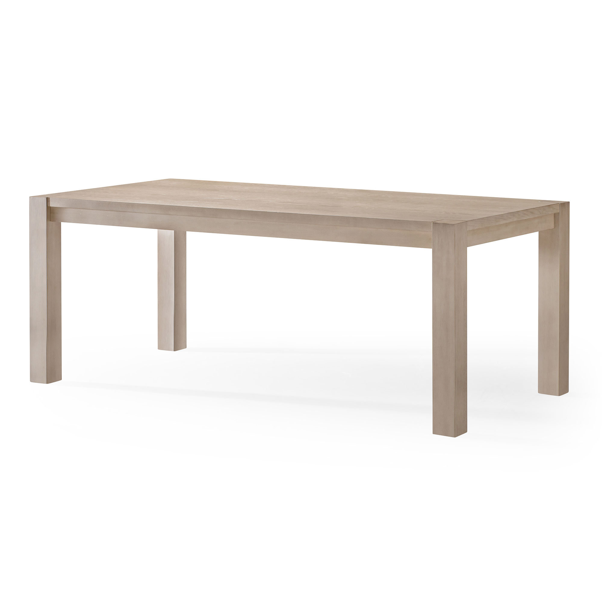 Maven Lane Cleo Contemporary Wooden Dining Table in Refined White ...