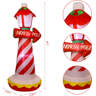 The Holiday Aisle® 6FT Christmas Inflatable Lighthouse & North Pole ...