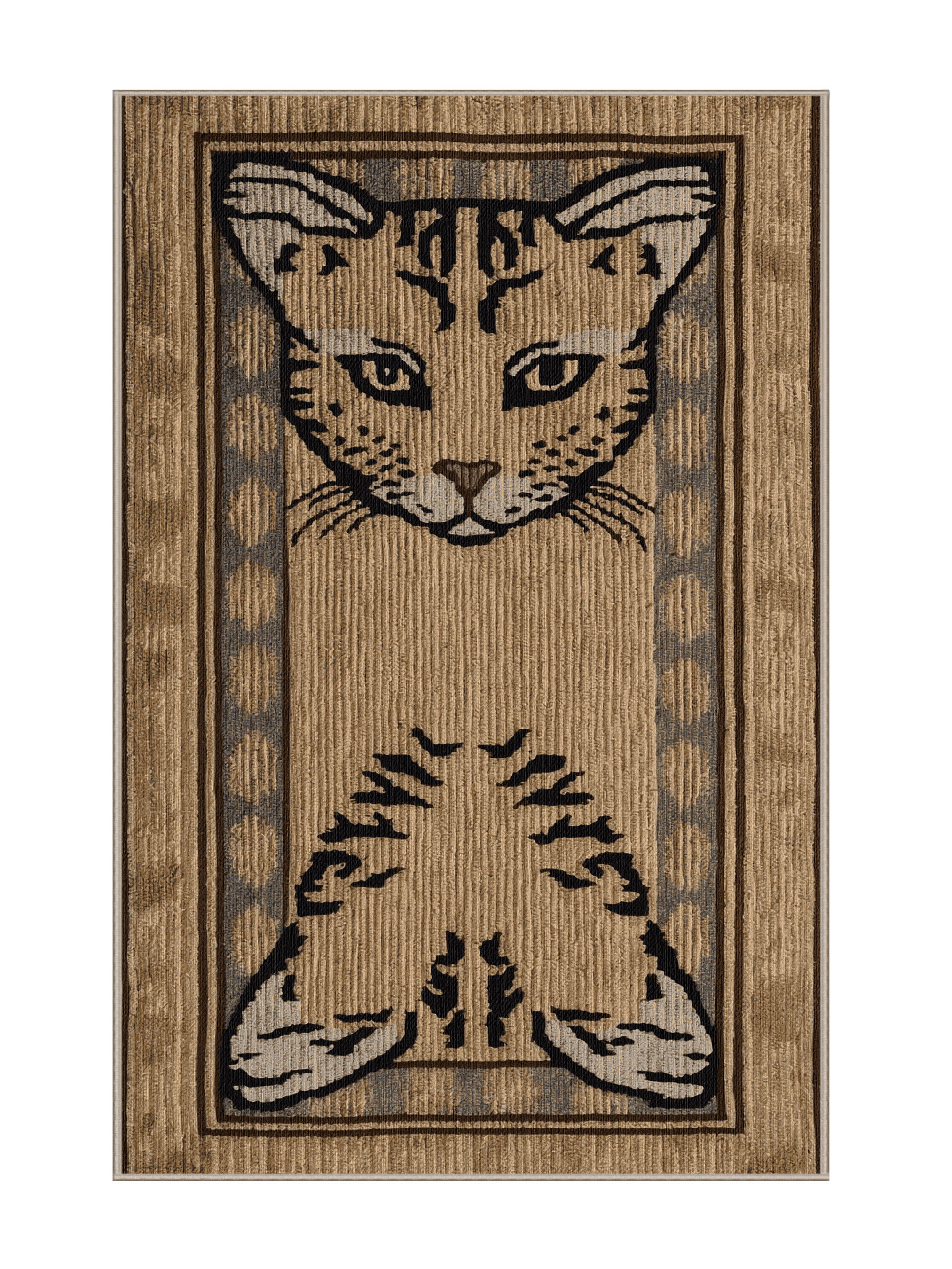 Foundry Select Washable Margay Big Cats Area Rug | Wayfair