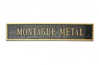 Montague Metal Products Classic Arch Extension Large Address Sign ...