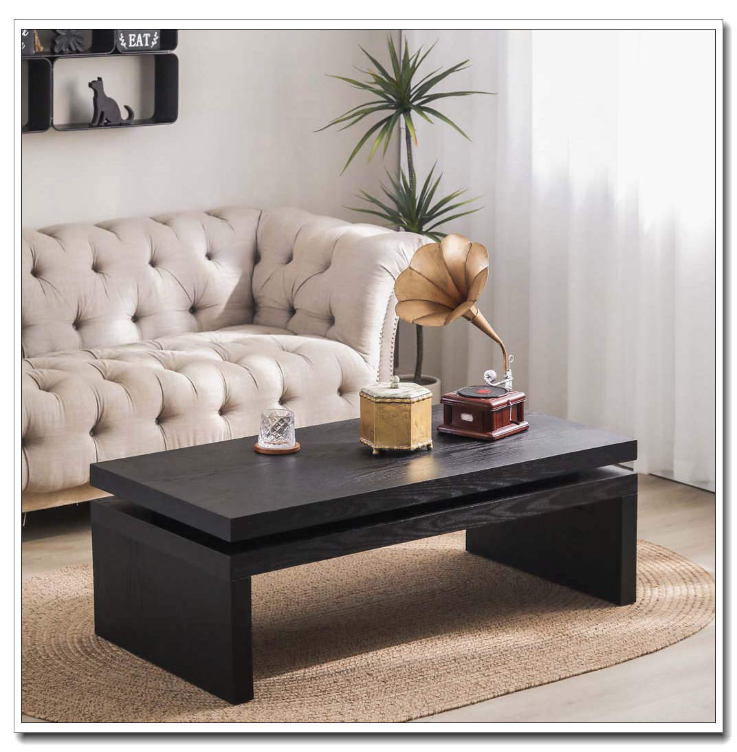 Latitude Run® Rectangular Rustic Cee Table Living Room Center Table ...