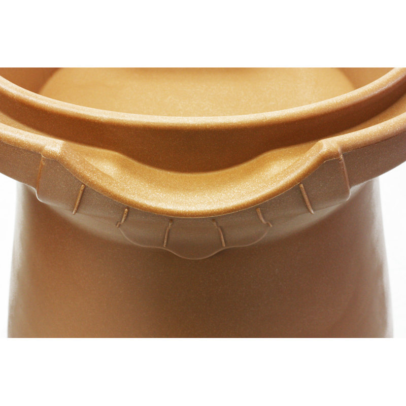 Bungalow Rose 65 Gallons Plastic Drainable Dual Overflow Planter Rain ...