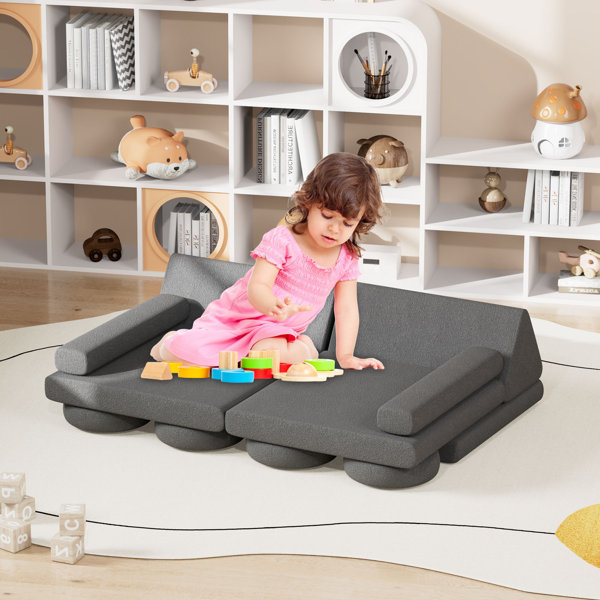 Isabelle & Max™ 12 Pc Modular Foam Couch - DIY Building Blocks Polar ...