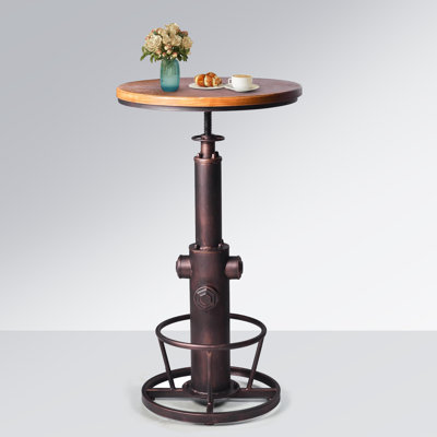 17 Stories Talassa Counter Height Pedestal Dining Table & Reviews | Wayfair