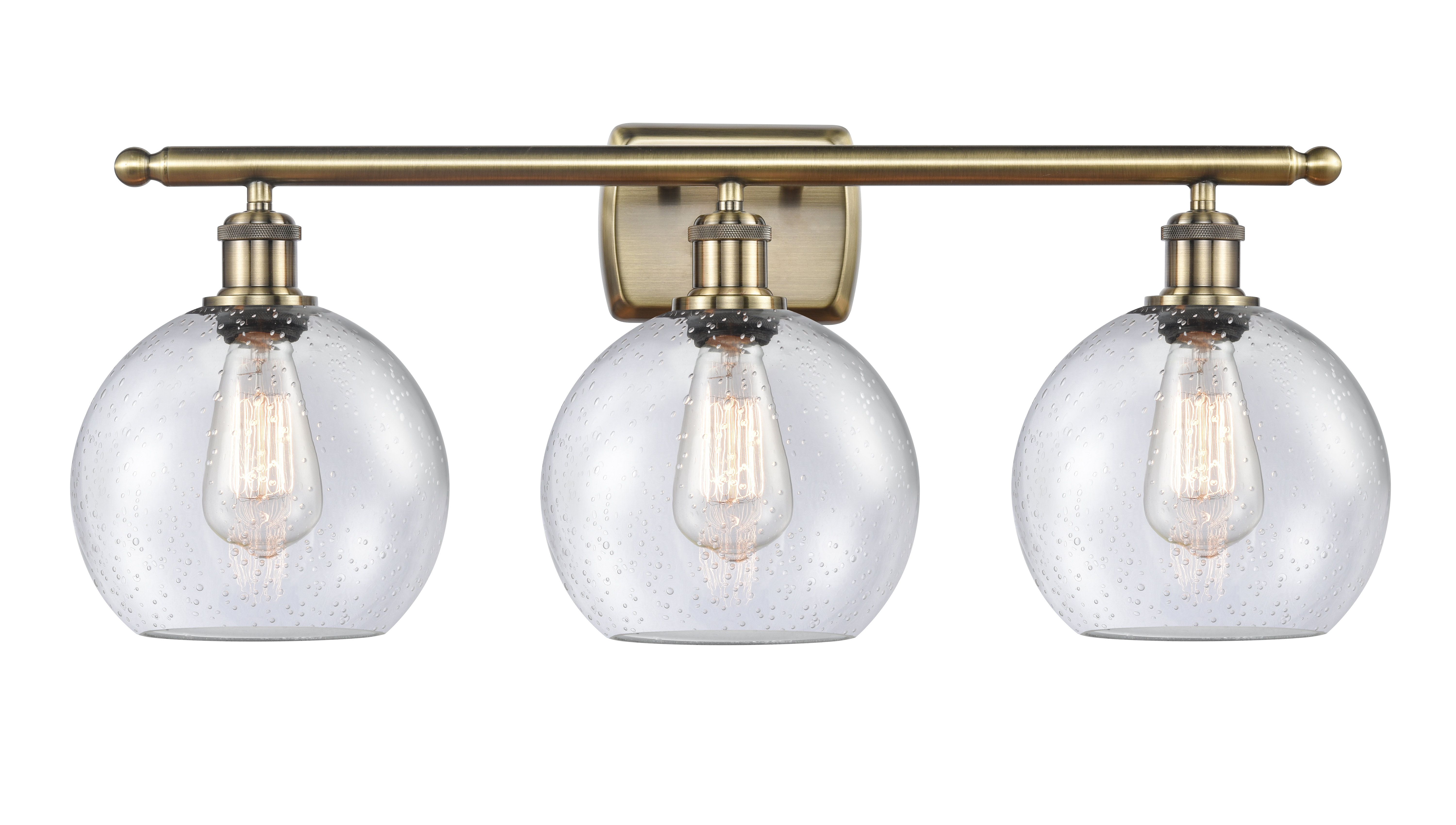 Beachcrest Home Ballston Noemie 8" 3 Light 26" Bath Vanity Light,Seedy ...