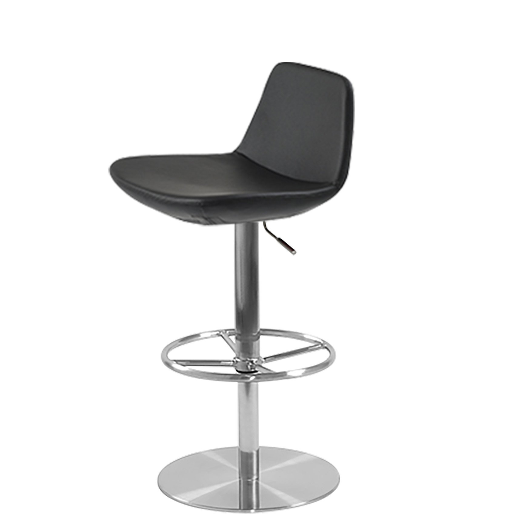 Ebern Designs Turnhouse Swivel Upholstered Adjustable Height Counter ...