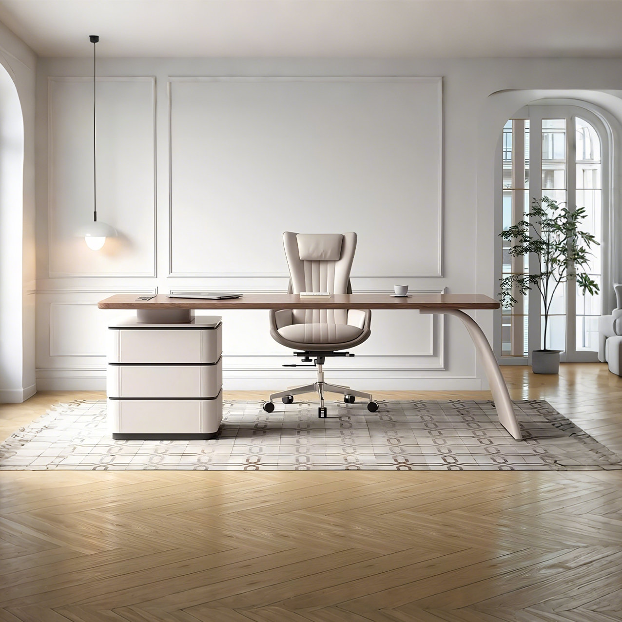 Brass Foam Rectangle Solid Wood Multilayer board Walnut Veneer Writing ...