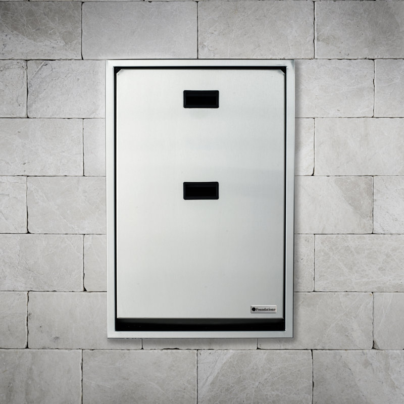 Foundations Vertical Stainless Steel Changing Station | Wayfair