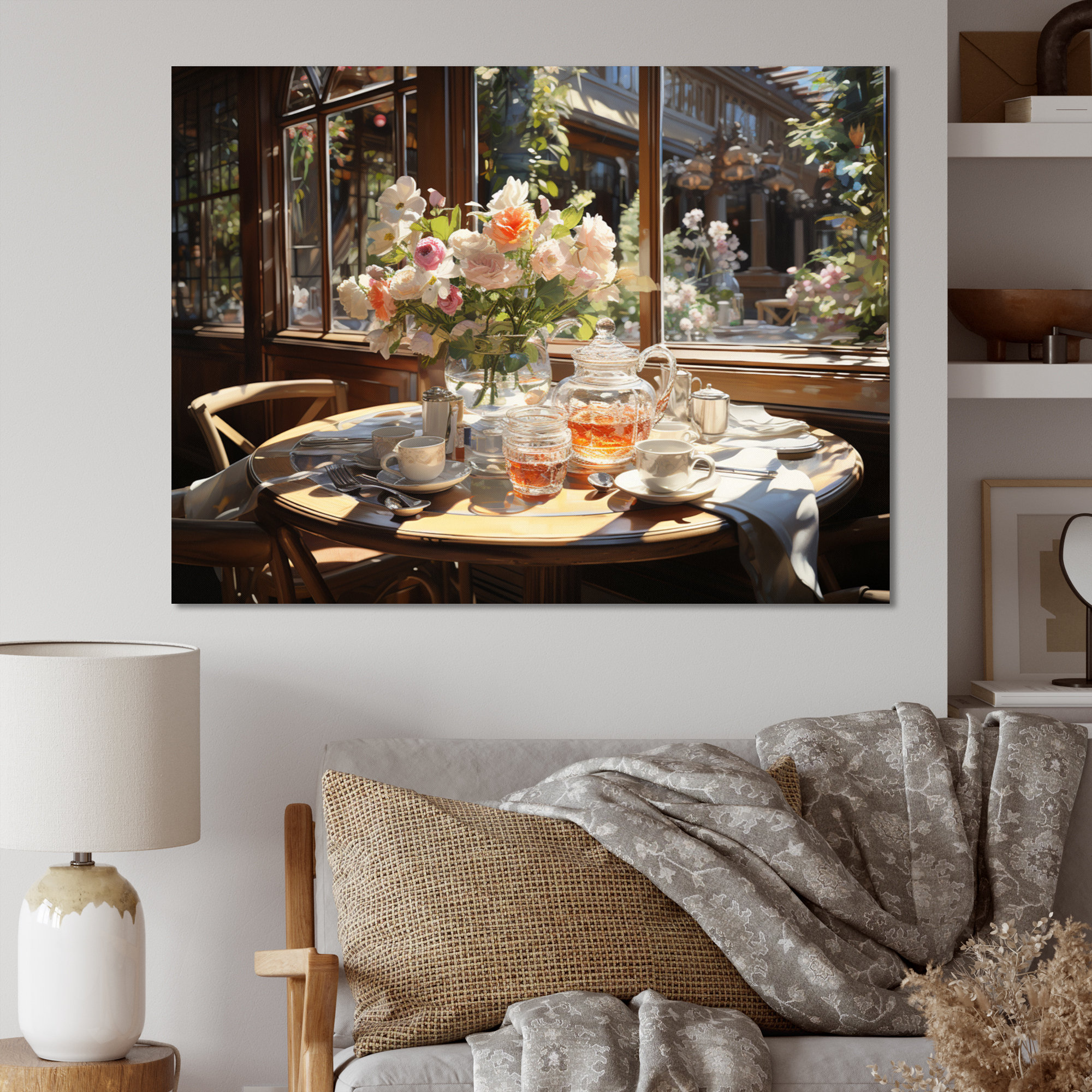 Red Barrel Studio® Country Clubs Afternoon Tea III Framed On Canvas ...