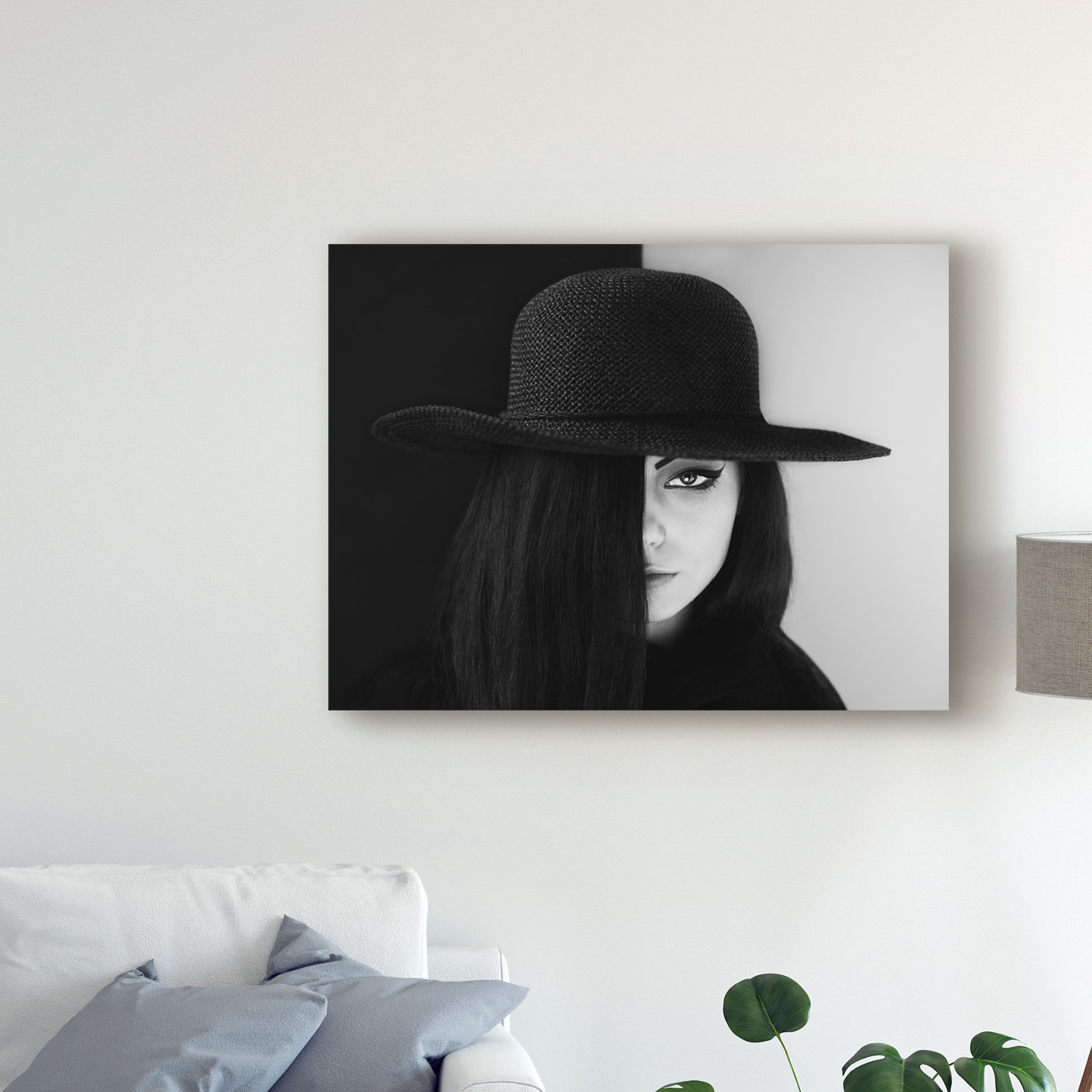 East Urban Home 'Checkmate Portrait' Photographic Print on Wrapped ...