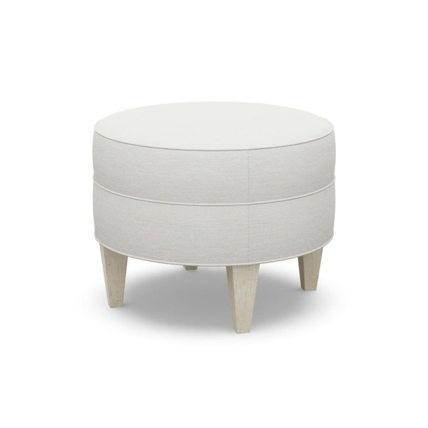 Paul Robert 24" Wide Round Cocktail Ottoman | Perigold