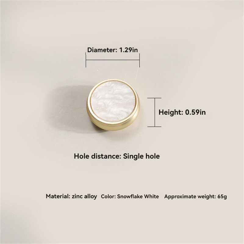 LIYONG 1.29" Diameter Circle Knob Multipack | Wayfair