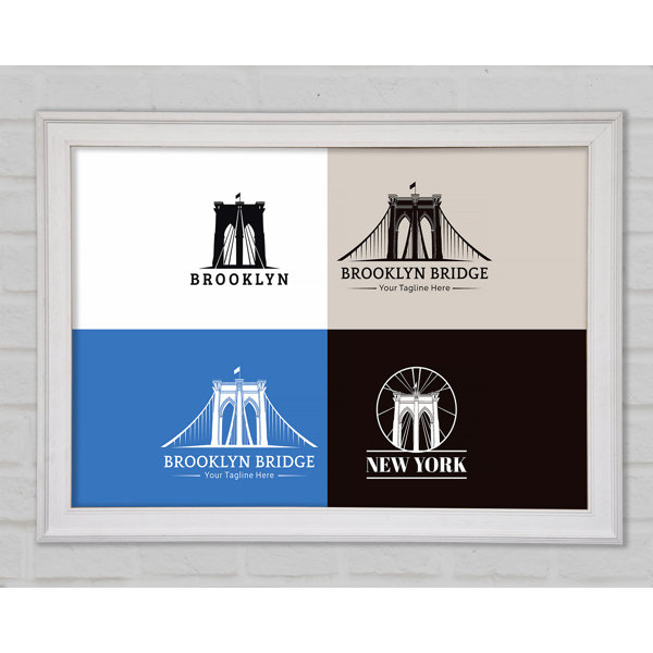 Williston Forge Brooklyn Bridge Design - Print | Wayfair.co.uk