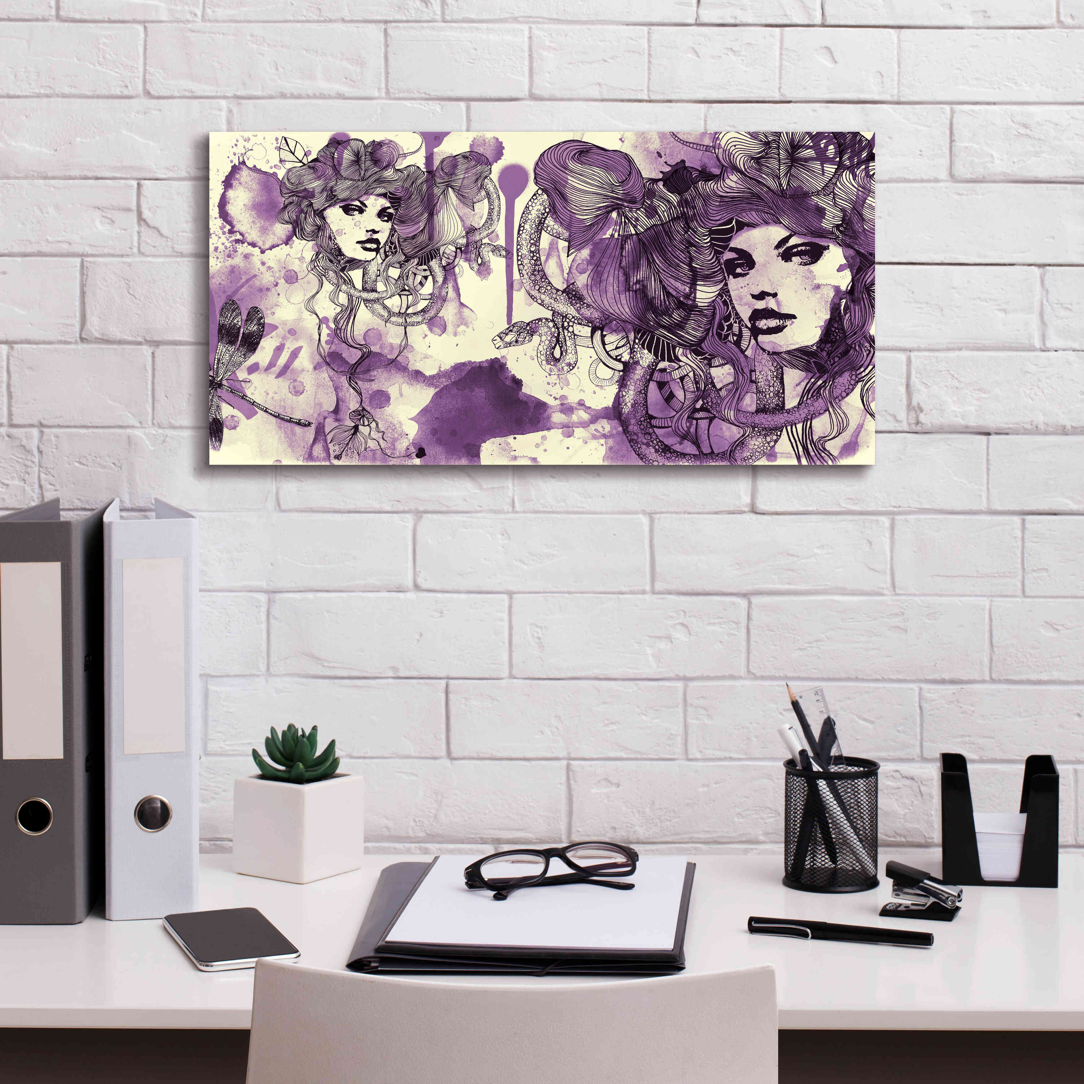 House of Hampton® Epic Graffiti 'Viola' By Giulio Lurissevich, Gicle ...