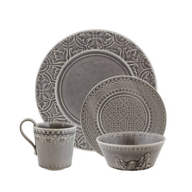 Bordallo Pinheiro 3 - Piece Earthenware Dinnerware Set, Service for 1 ...