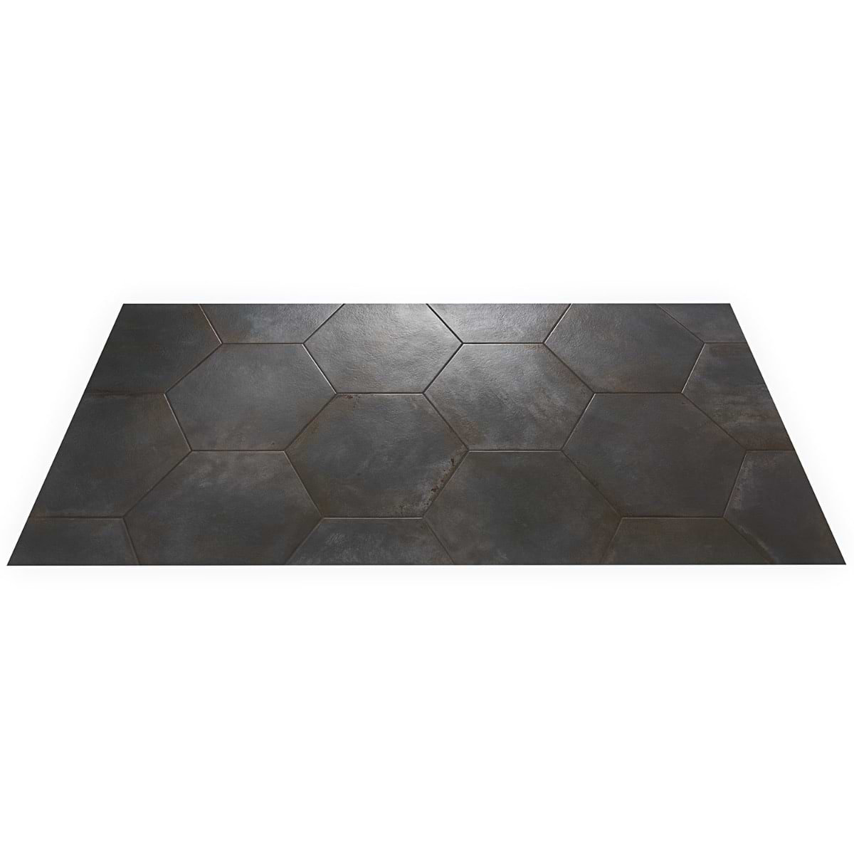 TileBar Angela Harris Flatiron 20" Large Hexagon Matte Porcelain Tile ...