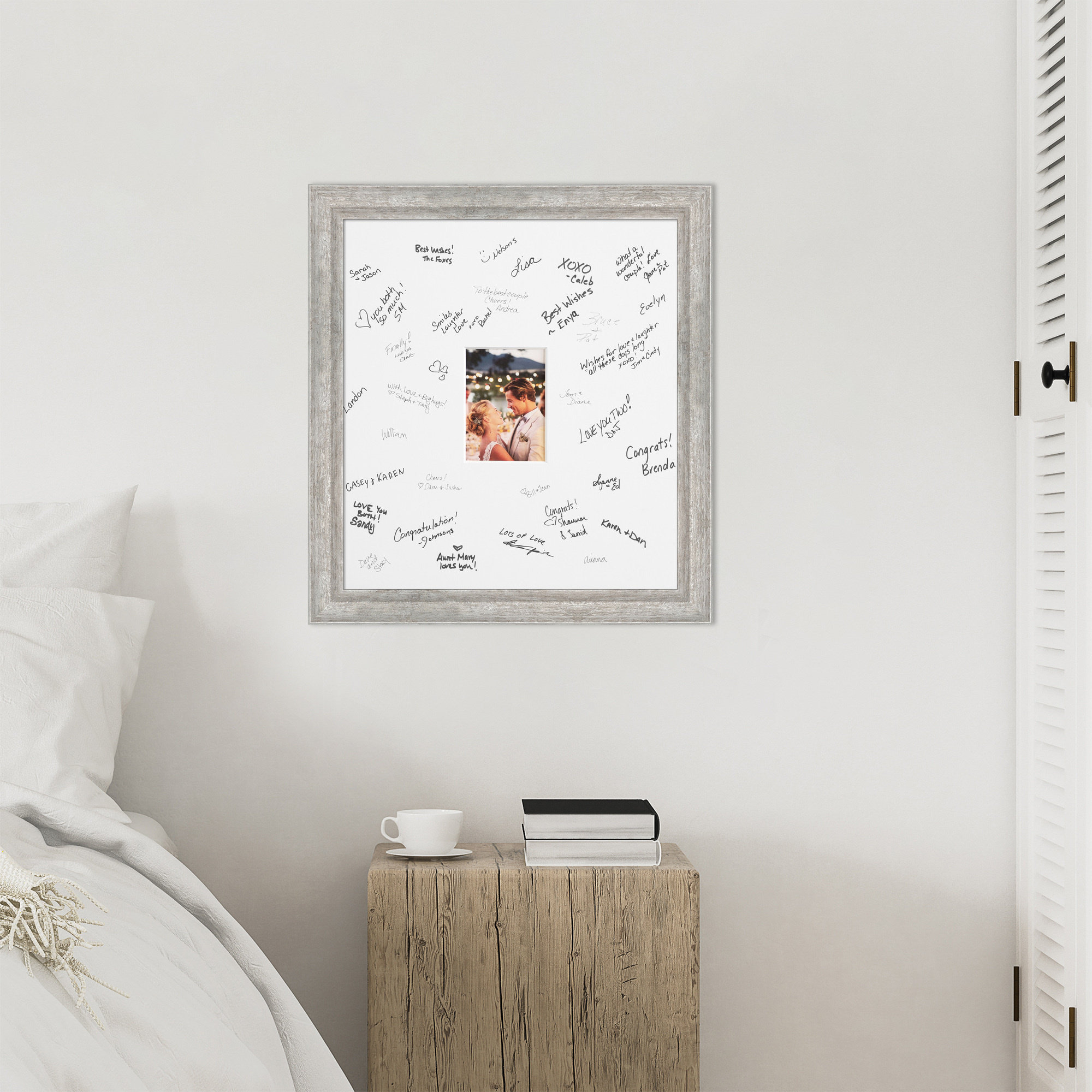 Wildon Home® Angled Signature Mat Picture Frame, Photo Frame Wedding ...