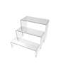 FixtureDisplays 3 Piece Acrylic Plexiglass Clear Riser Set & Reviews ...