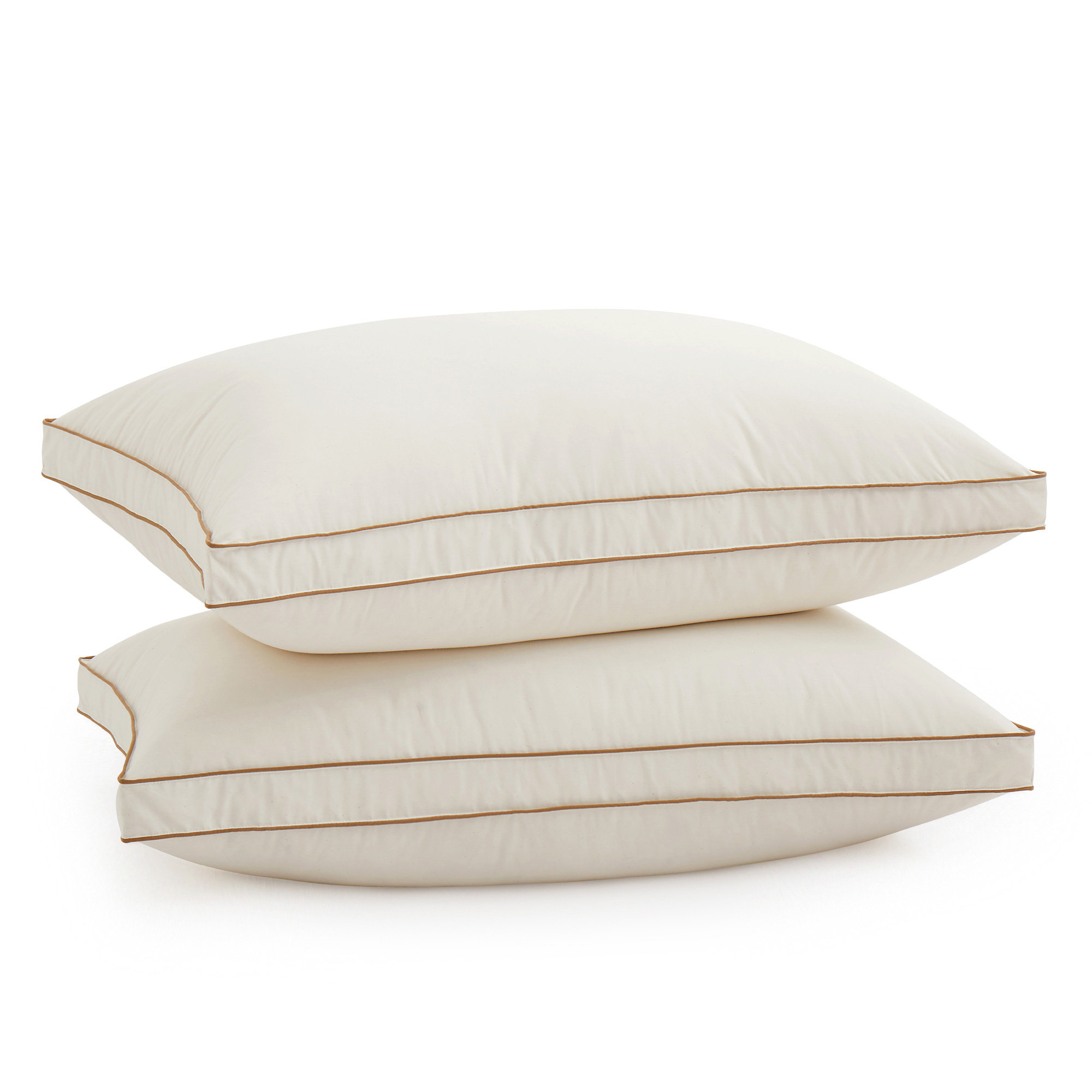 Puredown Ultra-Plush 75% White Down Pillow,Four Layers of Feather ...