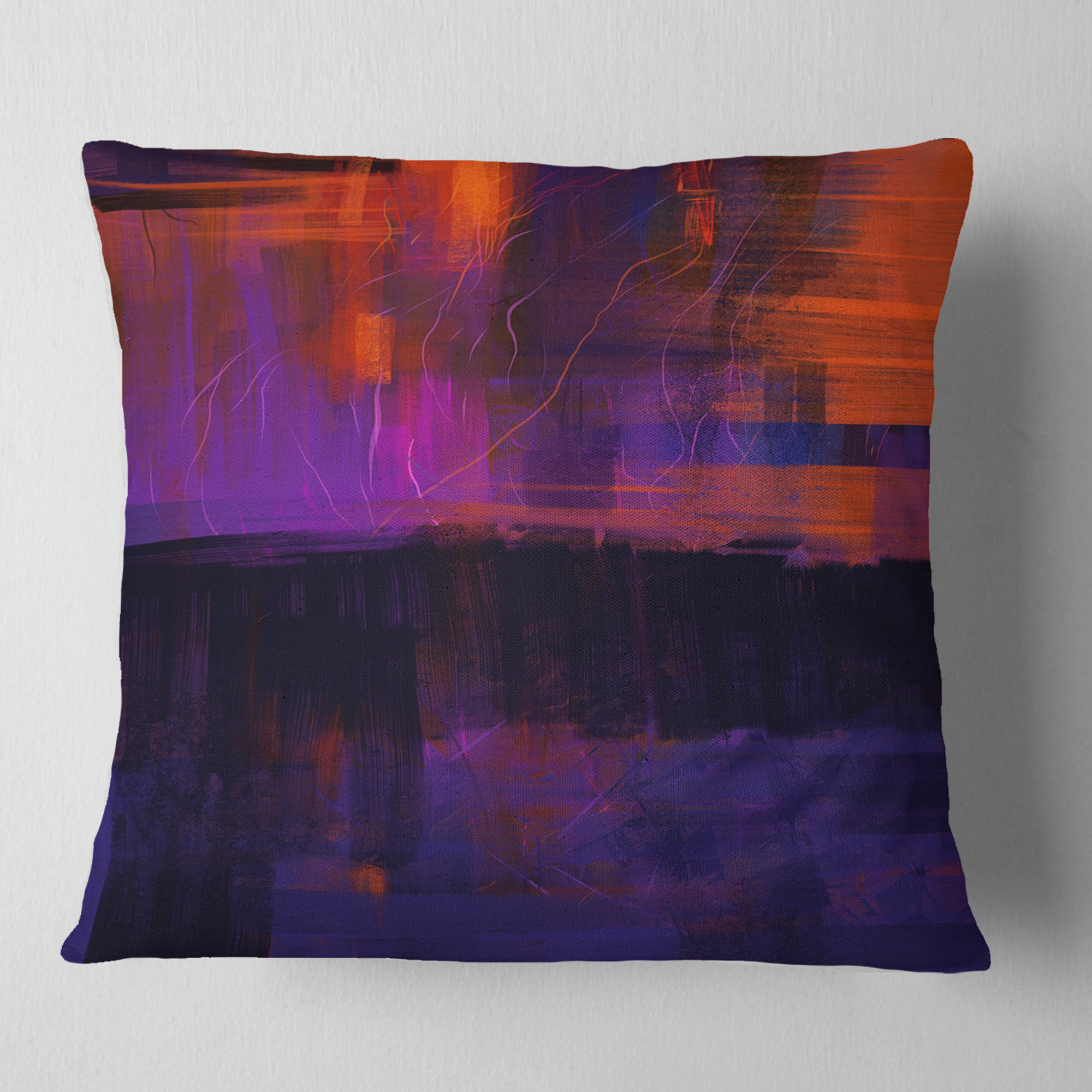 Design Art Abstract Textures Pillow - Wayfair Canada