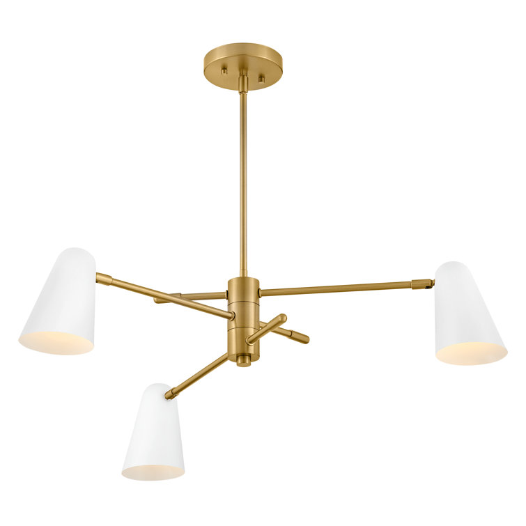 Joss & Main Calista 3 - Light Sputnik Modern Linear Chandelier | Wayfair