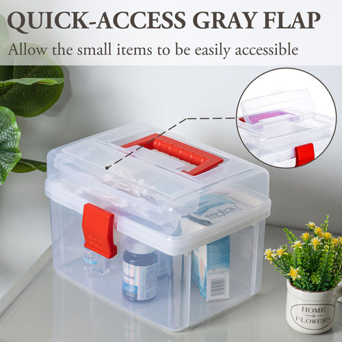 Rebrilliant 2 Tier Supply Plastic Craft Case Box | Wayfair