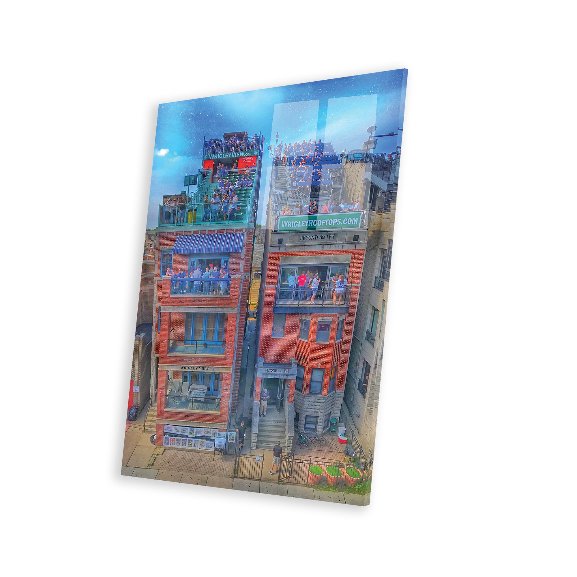 Red Barrel Studio Wrigley Roofs Print On Acrylic Glass - Wayfair Canada