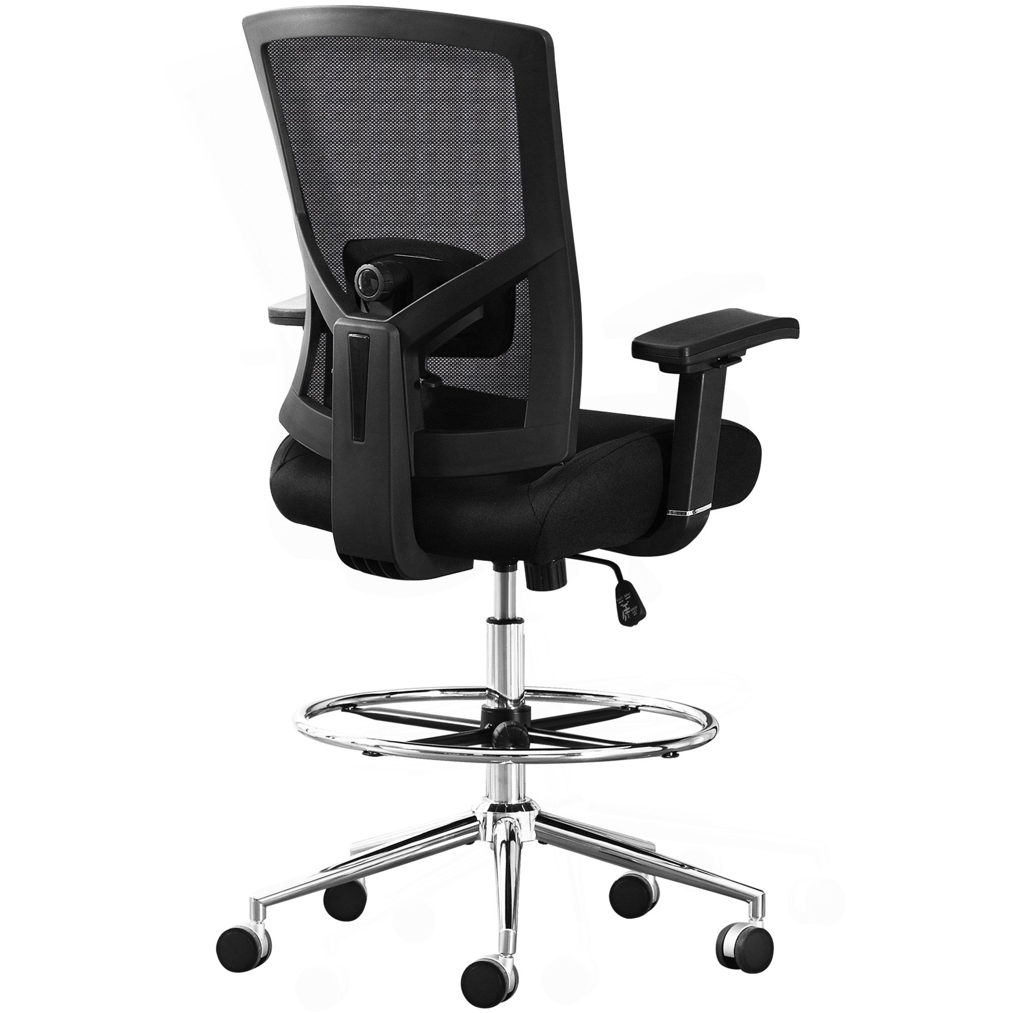 Inbox Zero 500 Lbs Drafting Chair Tall Office Chair For Standing Desk ...