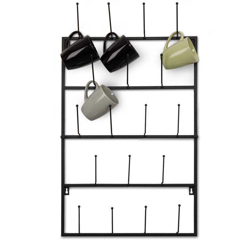 Rebrilliant 18 Hooks Wall Mounted Mug Tree & Reviews | Wayfair