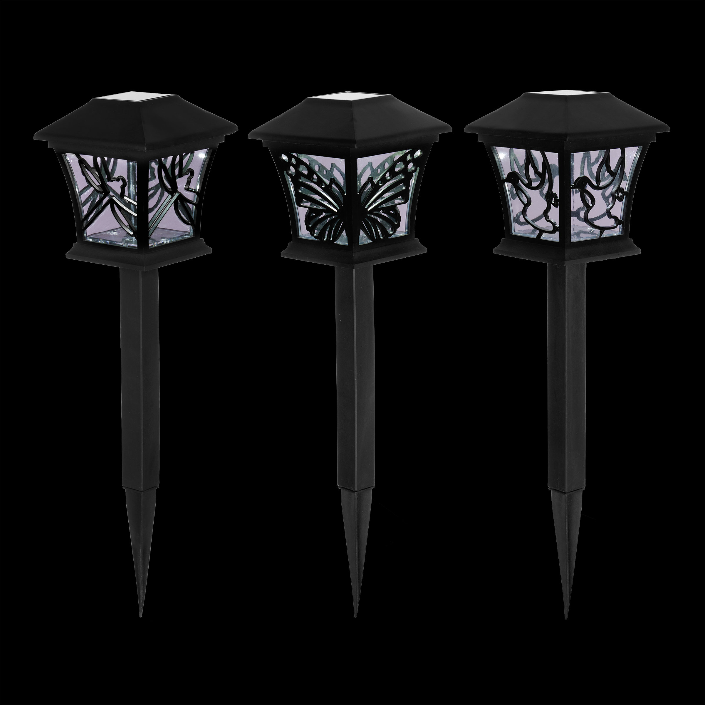 Arlmont & Co. Solar Powered Nature Inspired Pathway Lights & Reviews ...