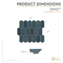 Emser Tile Omni™ 10" x 12" Porcelain Honeycomb Mosaic Tile | Perigold
