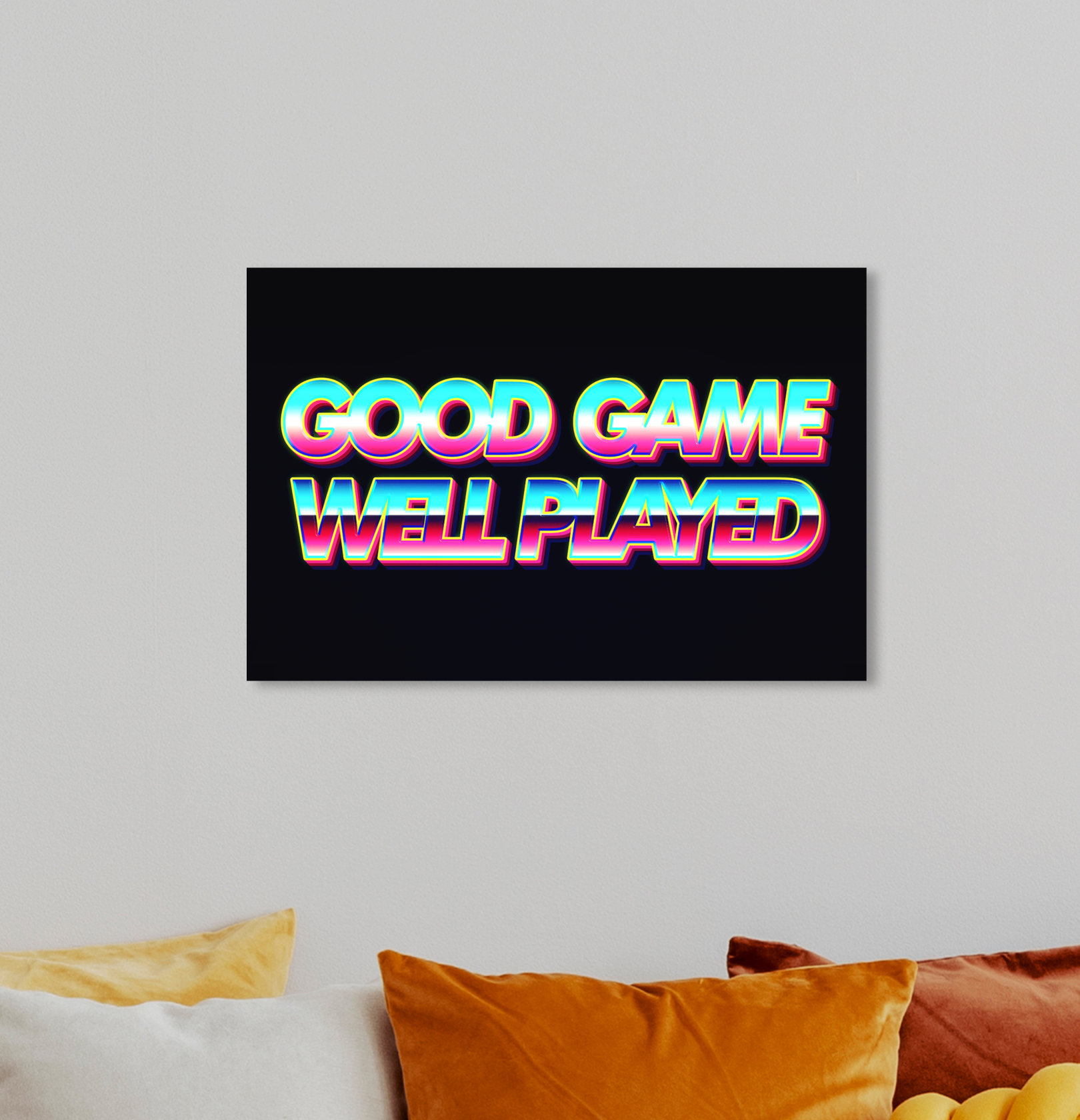 Ebern Designs Quotes and Sayings Good Game Well Played - Wrapped Canvas ...