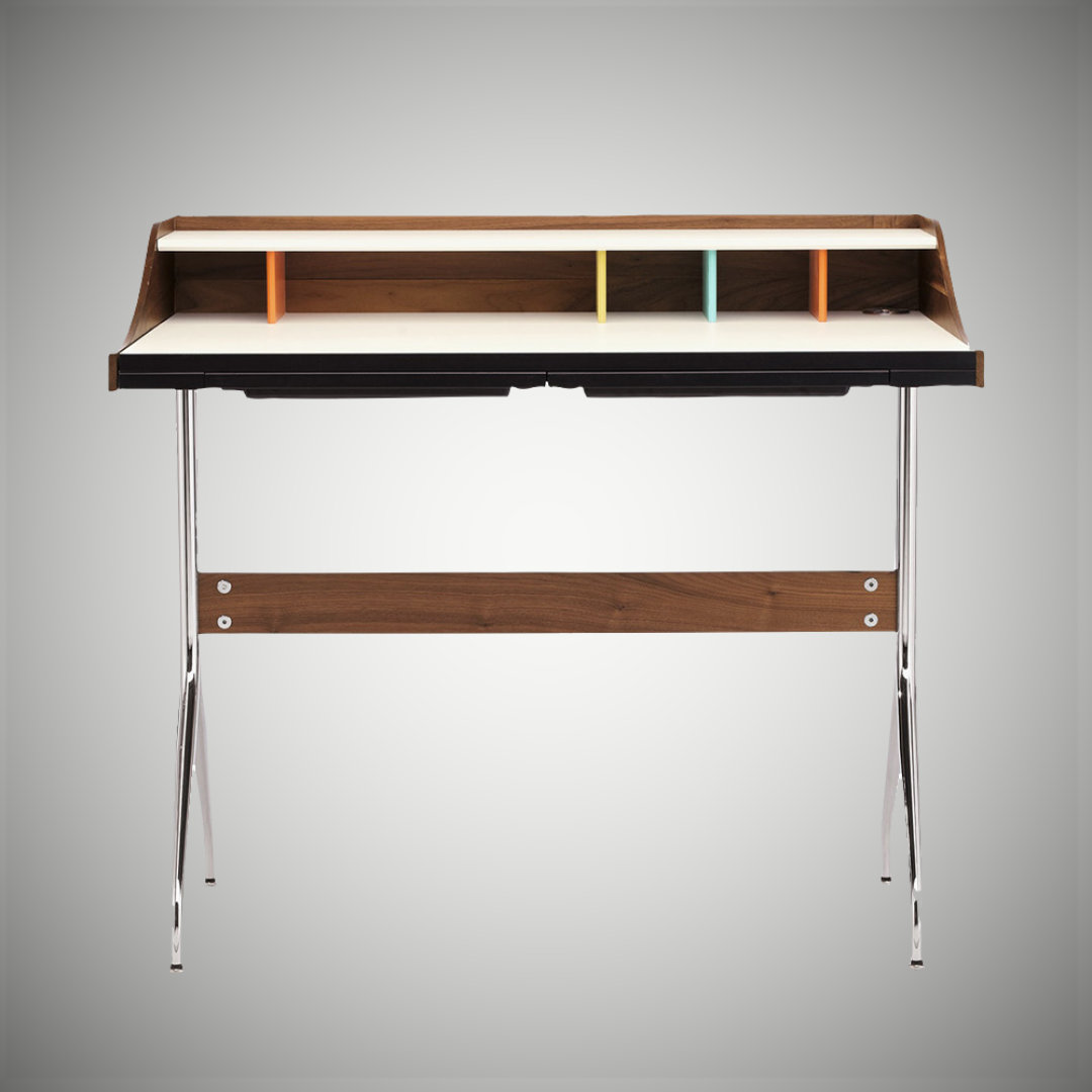 Orren Ellis Beautiful Writing Desk With Metal Base - Wayfair Canada