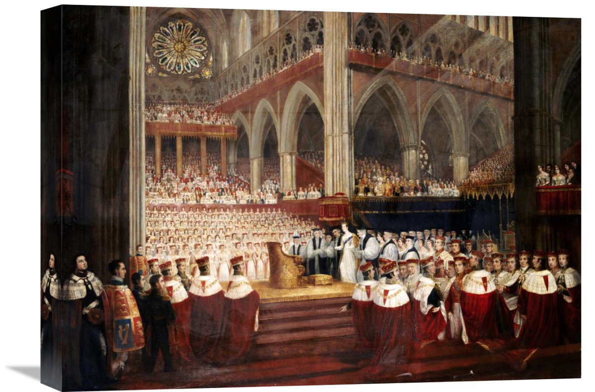 Global Gallery 'The Coronation of Queen Victoria' by Edmund Thomas ...