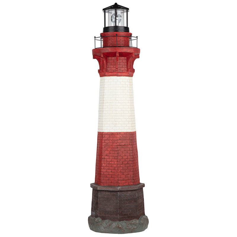 Design Toscano Coastal Solar Lighthouse Statue & Reviews | Wayfair