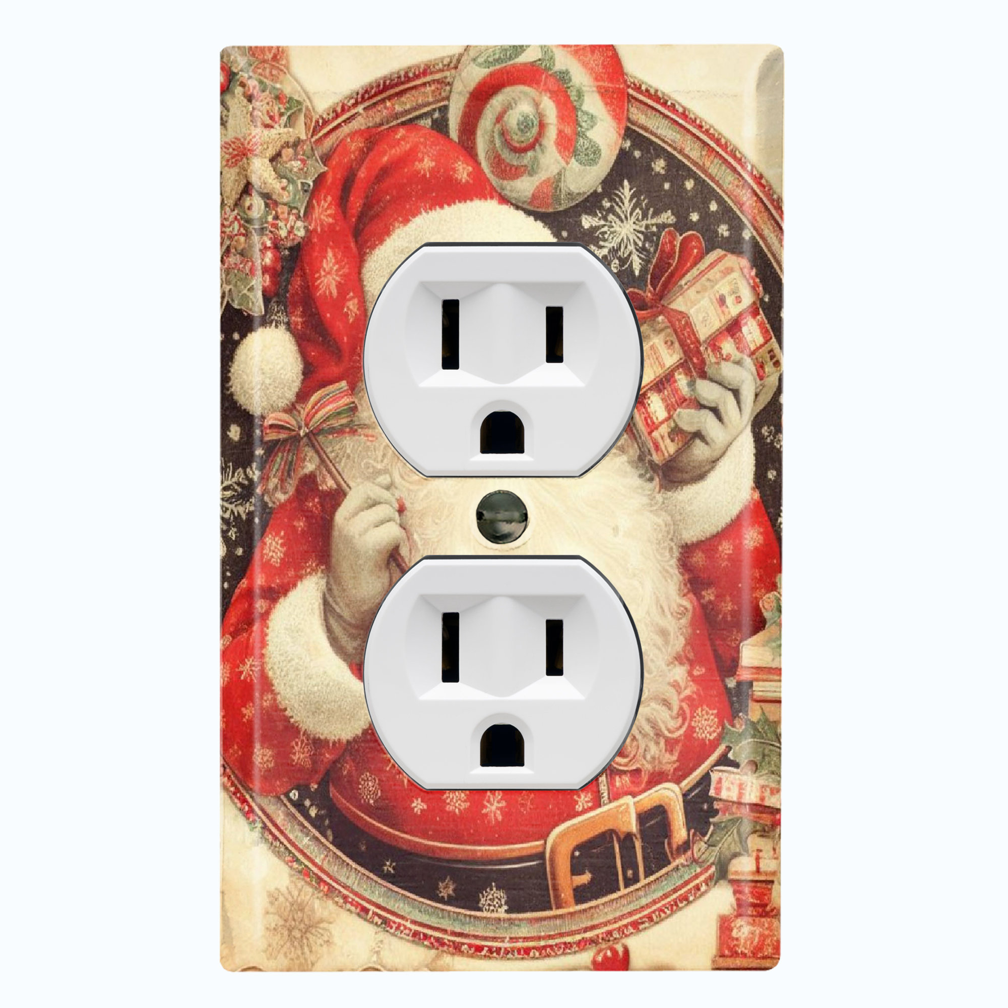 WorldAcc Old Santa Claus Present Gifts Nature Themed 1 - Gang Toggle ...