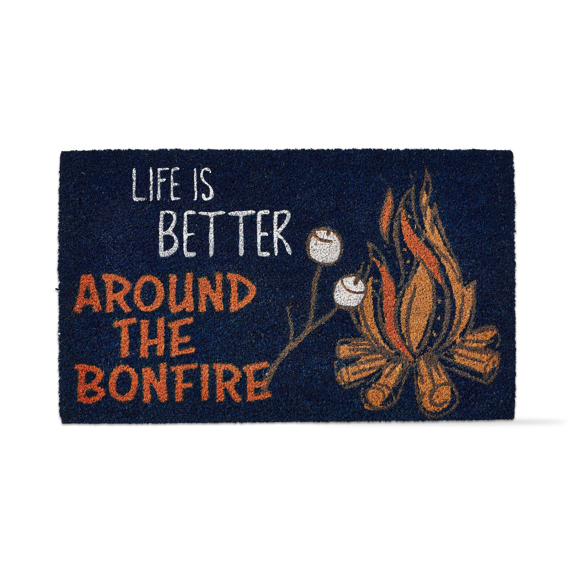 Union Rustic Life Bttr Bonfire Light Up Mat | Wayfair