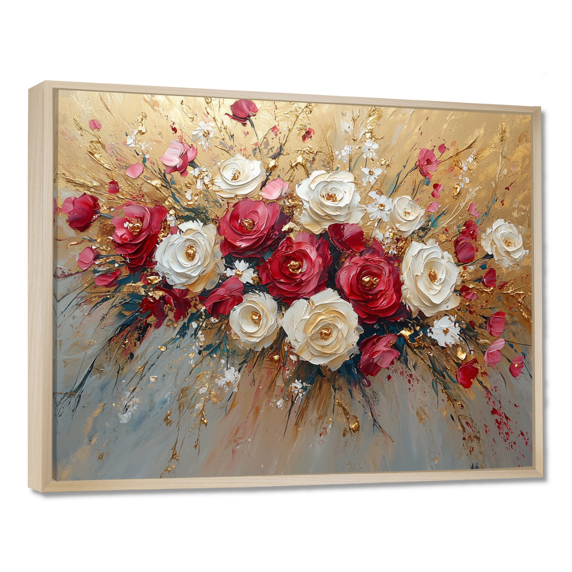 House of Hampton® Wildflowers And Rose Autumn Harmony - Roses Wall Art ...