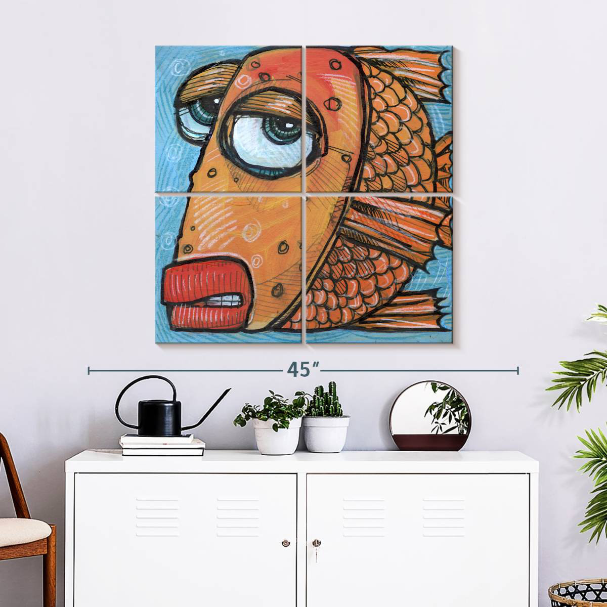 Ebern Designs Brampt Frowning Fish | Wayfair